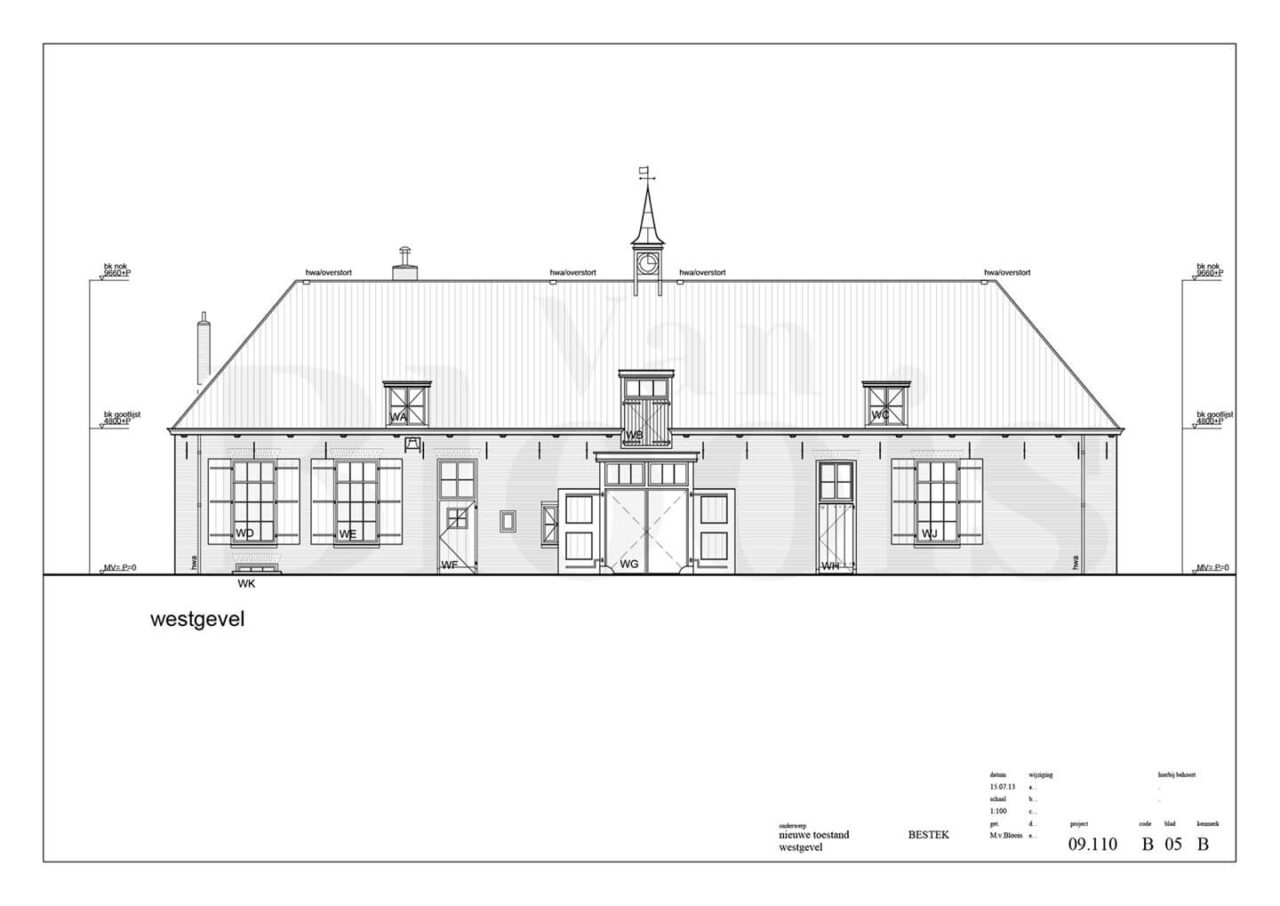 Bestektekening - Van Bloois